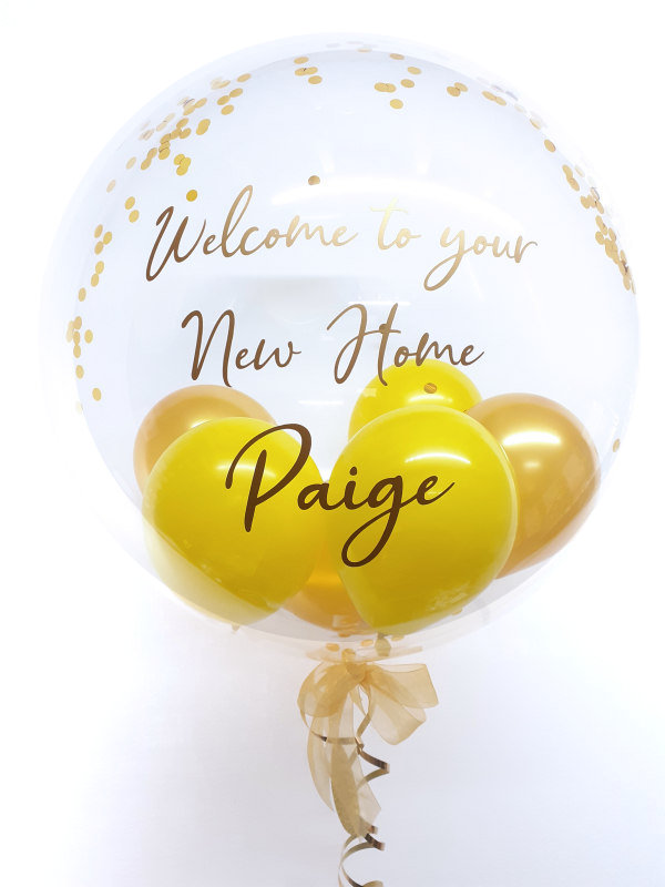 Personalised New Home balloon in a box - Balloons by Celebrations
